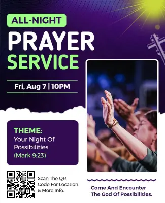 Prayer Flyer Templates | Customize & Free Download