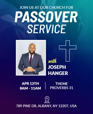 Passover Flyer Templates – Editable & Printable | DesignWiz