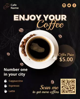 Fresh Coffee Flyer Templates for Cafes and Community Events
