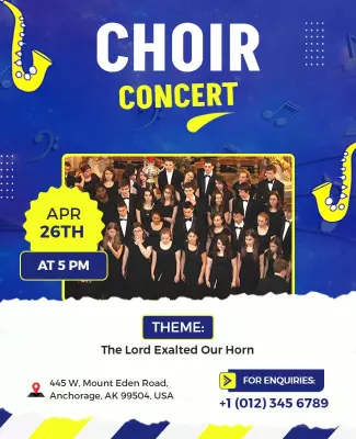 Free Choir Flyer Templates for Church Rehearsals & Auditions