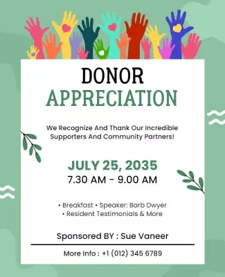 Free Appreciation Flyer Templates for Volunteers & Employees