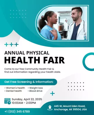 Health Fair Flyer Templates - Free to Edit & Download Online
