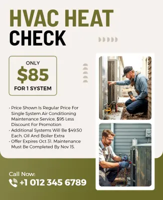 HVAC Flyer Templates – Free, Editable & Print-Ready