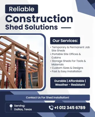 Construction Poster Templates | Ready to Customize & Print