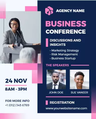 Conference Flyer Templates - Edit, Download & Print for Free