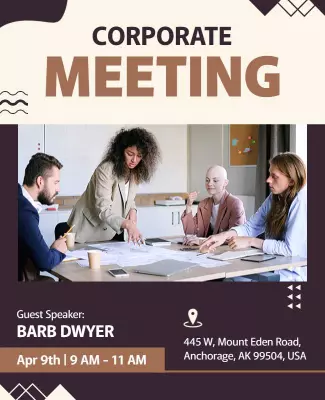 Professional Meeting Flyer Templates for Business & Events