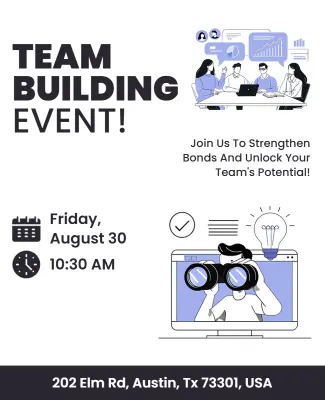 Team Flyer Templates – Editable & Printable | DesignWiz