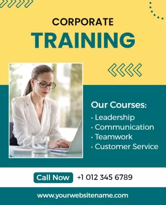 Editable Training Flyer Templates for Courses & Workshops