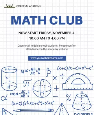 Club Poster Templates - Free to Customize & Download Designs