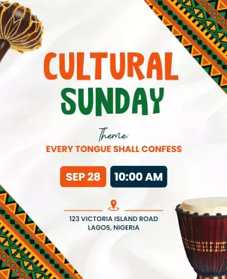 Online Cultural Flyer Templates for Festivals & Heritage Events