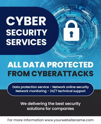 Editable Cyber Security Flyer Templates for Training & Awareness