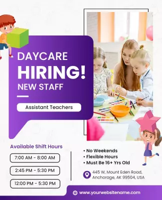 Daycare Flyer Templates | Customize Online