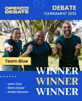 Winner Announcement Flyer Templates - Professional Gallery