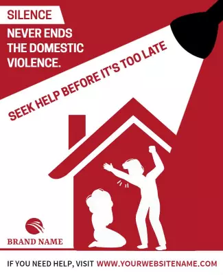 Printable Domestic Violence Flyer Templates for Support & Events
