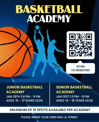 Basketball Poster Templates | Free to Customize & Easily Download