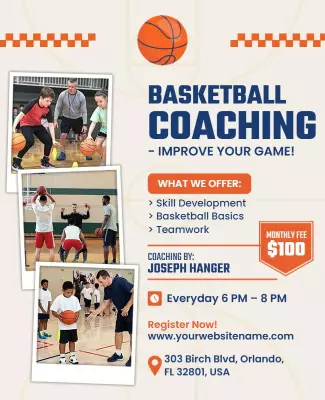 Basketball Poster Templates | Free to Customize & Easily Download