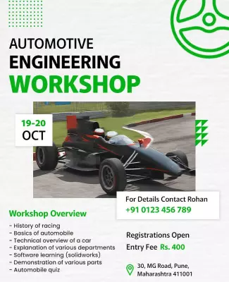 Workshop Poster Templates - Instant Download & Easy Customization