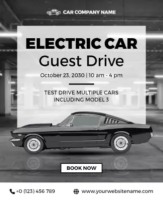 Car Flyer Templates - Free, Editable & Printable
