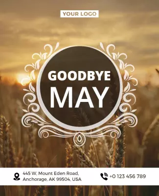 Good Bye Poster Templates - Customize & Download Instantly