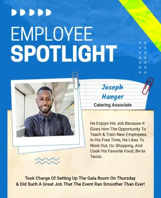 Free Spotlight Flyer Templates for Employee & Student Recognition