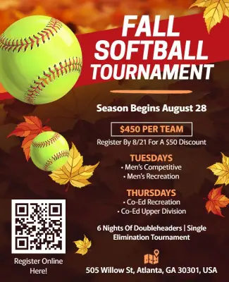 Softball Flyer Templates – Easy to Edit & Quick Download