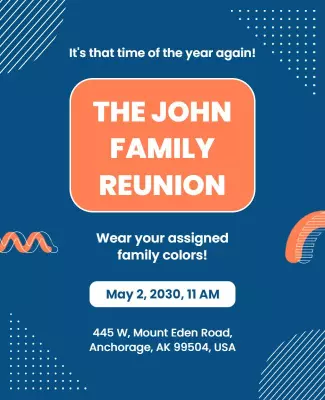 Family Reunion Flyer Templates | Free for Family Gathering