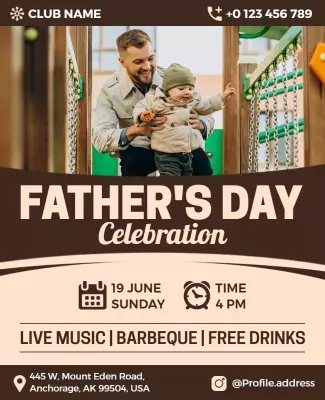 Father's Day Flyer Templates | Ready to Customize & Print