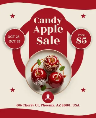 Free Candy Flyer Templates for Donations, Sales & Events