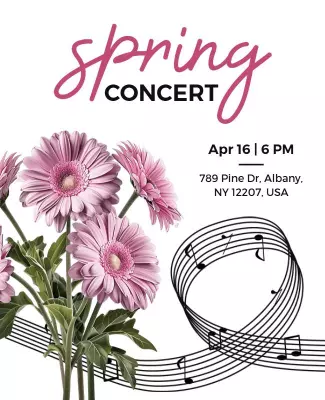Spring Poster Templates - Free, Editable & Print-Ready
