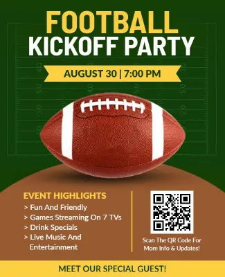 Football Flyer Templates | Customize & Download Instant