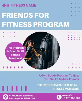 Edit Program Flyer Templates Online | DesignWiz
