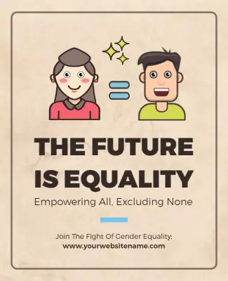 Free Gender Equality Flyer Templates for Awareness & Events