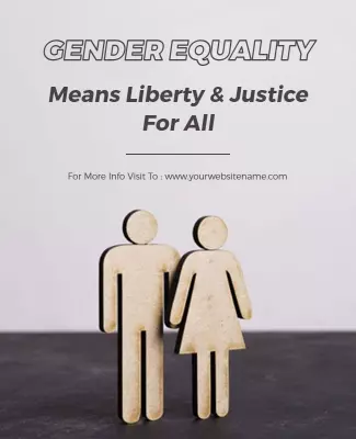 Free Gender Equality Flyer Templates for Awareness & Events