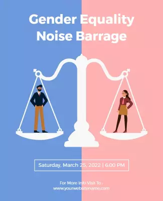 Free Gender Equality Flyer Templates for Awareness & Events