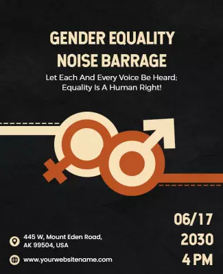 Free Gender Equality Flyer Templates for Awareness & Events