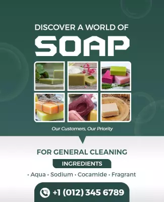 Free Soap Flyer Templates for Sales & Workshops