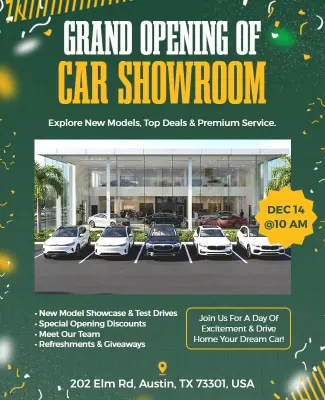 Grand Opening Flyer Templates - Free Edit & Download Online