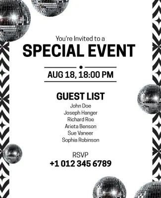Invitation Flyer Templates - Free to Edit, Download & Print