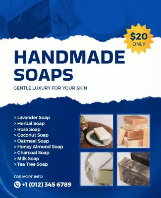 Free Soap Flyer Templates for Sales & Workshops