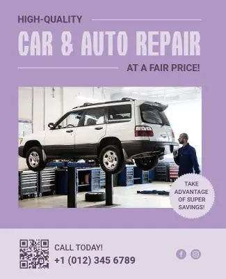 Auto Repair Flyer Templates - Free, Editable & Print-Ready