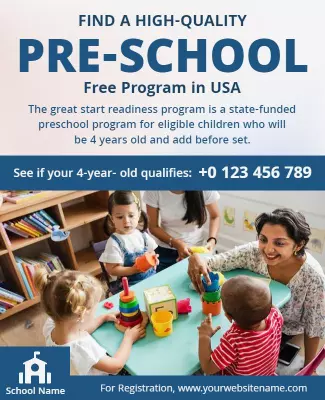 Preschool Flyer Templates - Free & Editable Designs