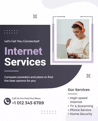 Internet Flyer Templates - Free to Edit, Download & Share