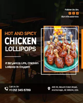 Chicken Flyer Templates – Editable & Printable | DesignWiz