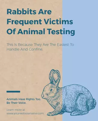 Animal Rights Poster Templates - Edit, Download & Print for Free