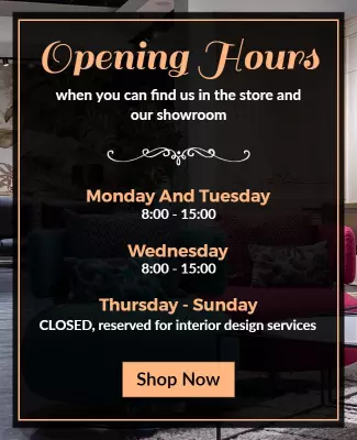 Opening Hours Flyer Templates – Free & Editable | DesignWiz