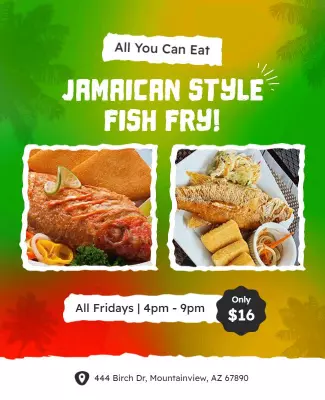 Fish Fry Flyer Templates for Events, Fundraisers, and More