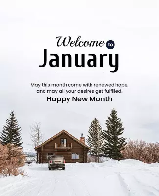 Customizable Happy New Month Flyer Templates for All Months