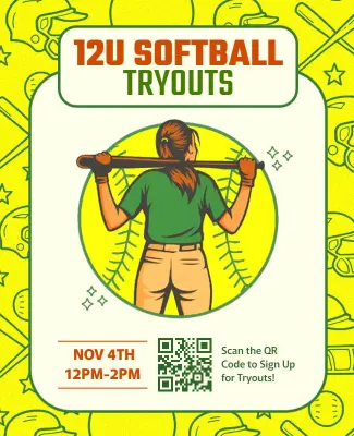 Softball Flyer Templates – Easy to Edit & Quick Download