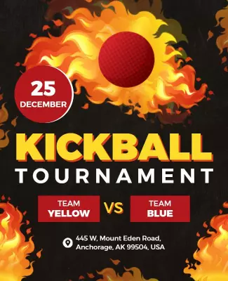 Kickball Flyer Templates – Quick Edits & Free to Use