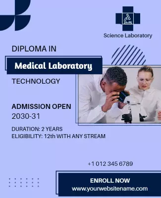 Professional Laboratory Flyer Templates for Medical & Science